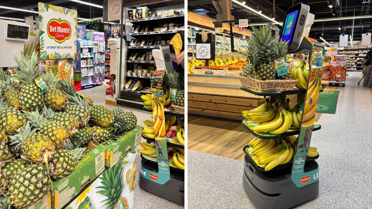 Fresh Del Monte lancia BOB, il robot che anima il reparto ortofrutta